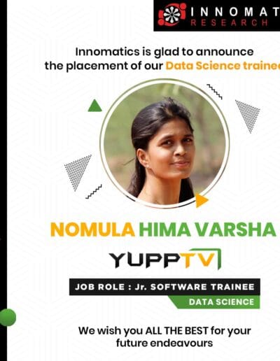 Data Science Internship - Innomatics Research Labs