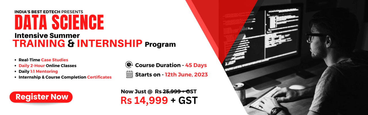 Data Science Summer Intensive Training and Internship Program - Innomatics Research Labs