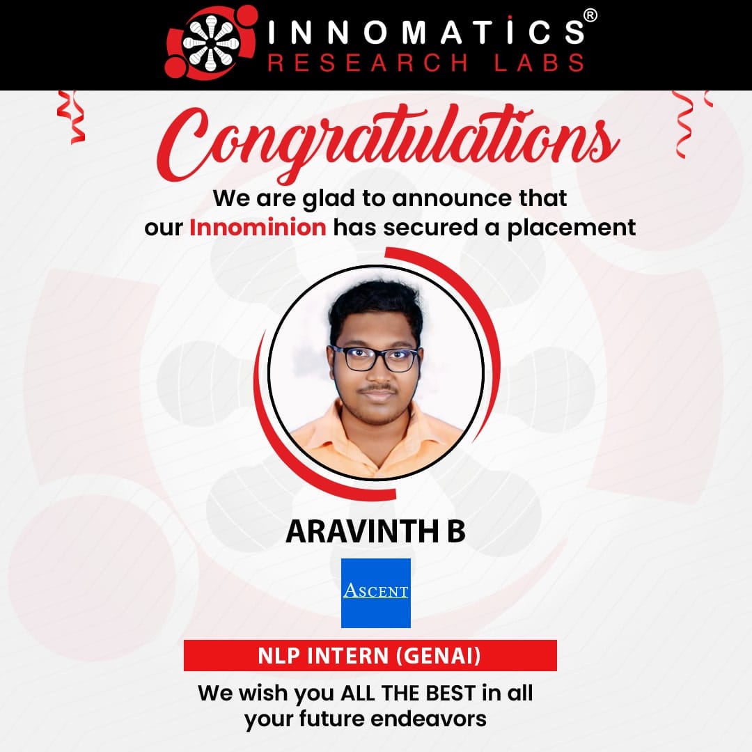 Data Science Internship - Innomatics Research Labs