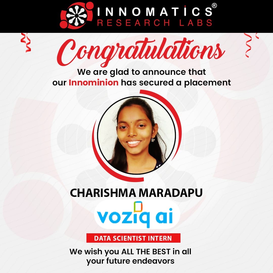 Data Science Internship - Innomatics Research Labs