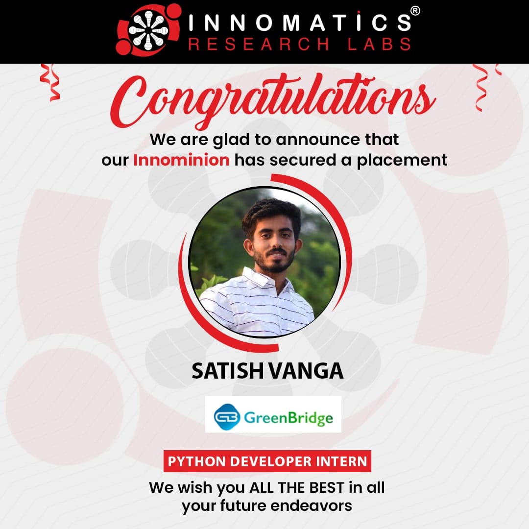 Data Science Internship - Innomatics Research Labs
