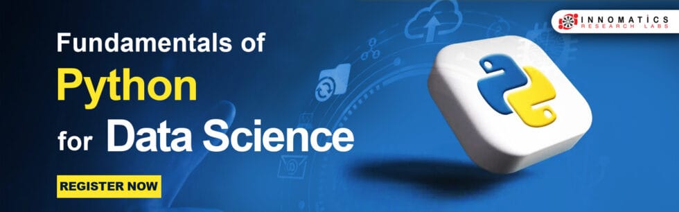 Fundamentals of Python For Data Science - Innomatics Research Labs